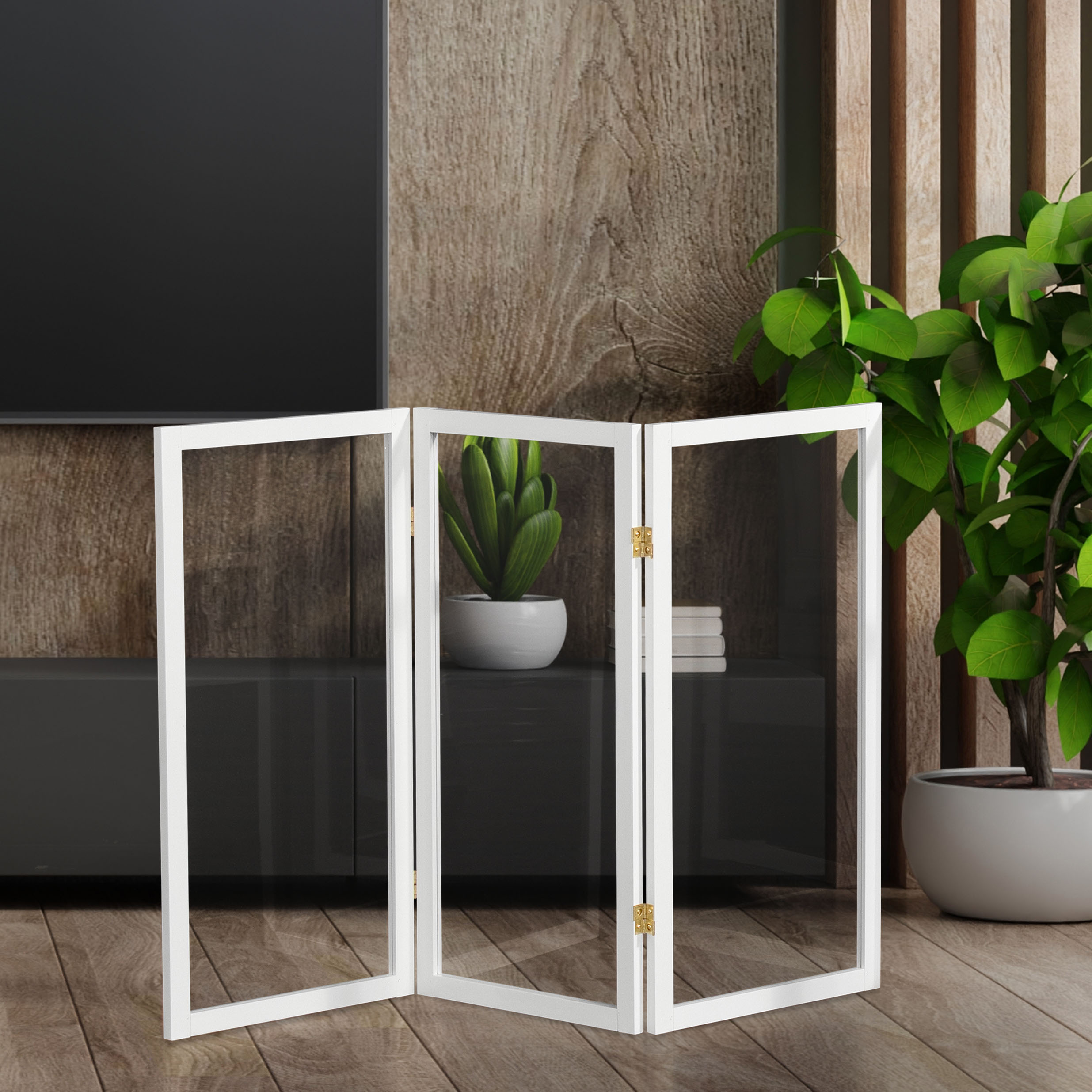 RoomDividers.com: 3 ft. Short Clear Plastic Partition