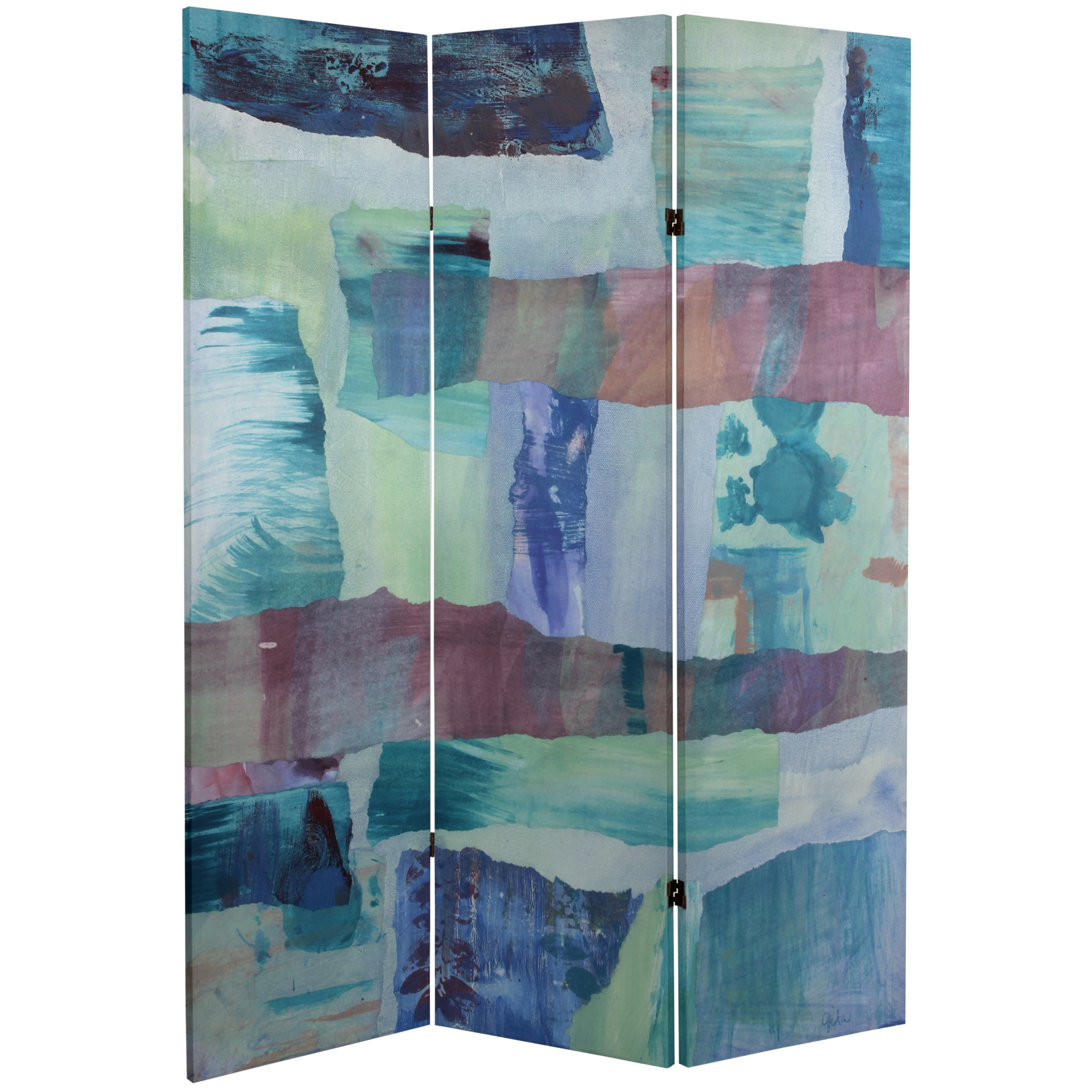 RoomDividers.com: 5 ft. Tall Ocean Dance Canvas Room Divider